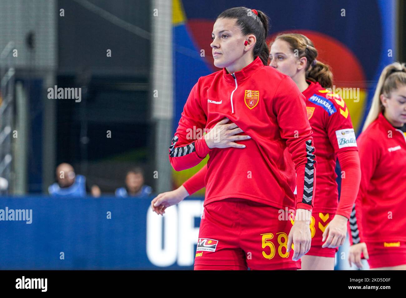 SKOPJE, NORTH MACEDONIA - NOVEMBER 5: Simona Madjovska of North ...