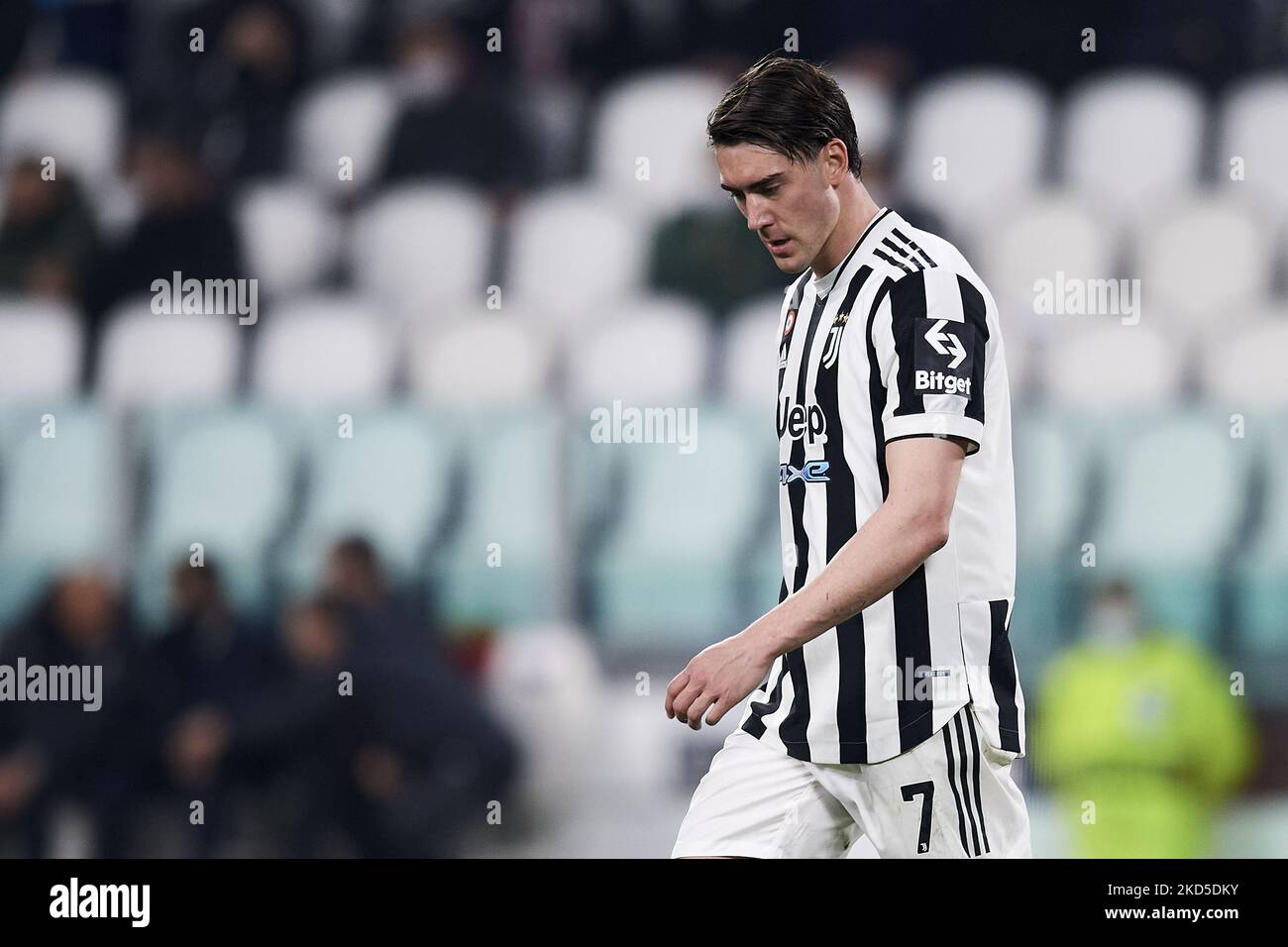 Dusan Vlahovic Of Juventus During The Uefa Champions League Round Of