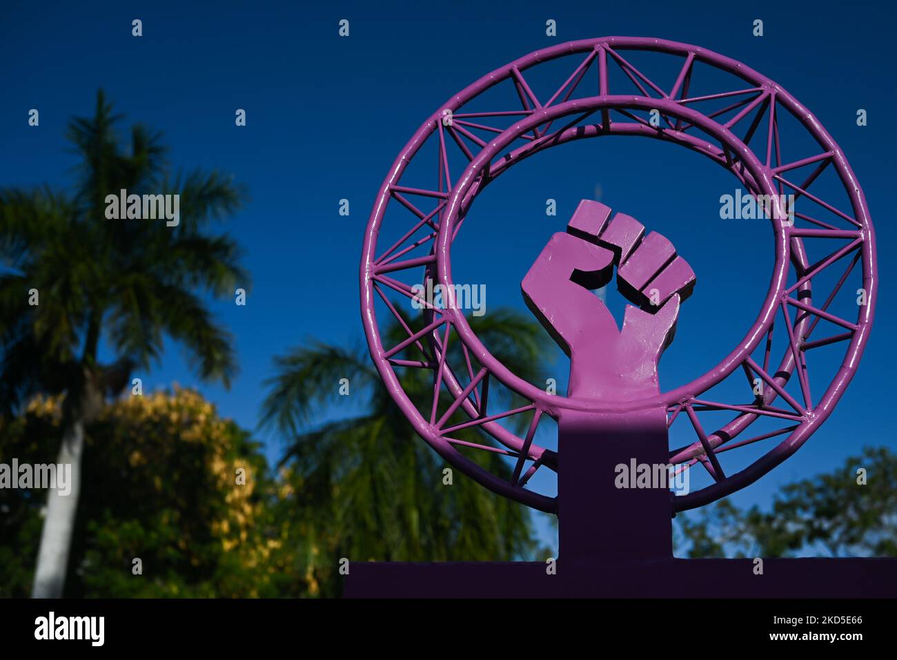 Yucatan feminist anti monument hi-res stock photography and images - Alamy
