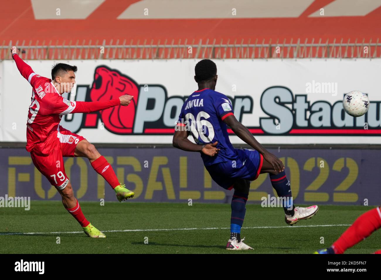 Salvatore Molina (#79 Monza) during AC Monza against Football Club ...