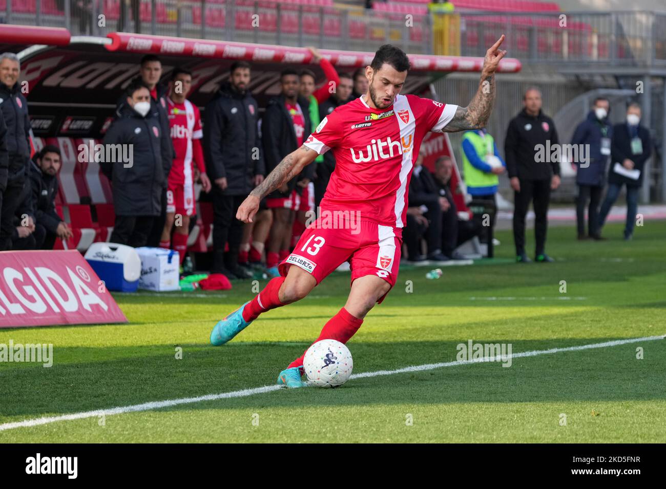Pedro Pereira (#13 Monza) during AC Monza against Football Club Crotone ...