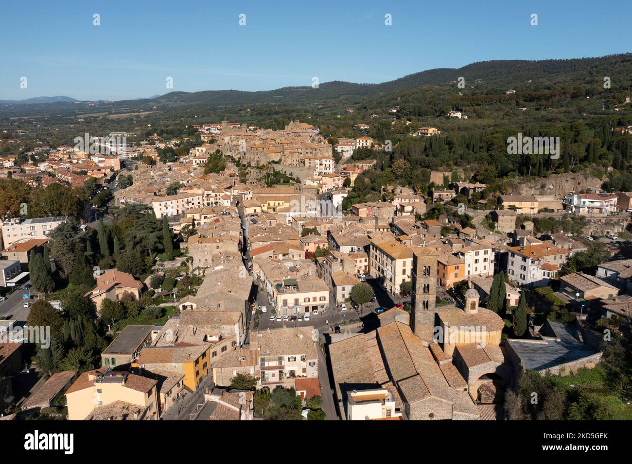 Aerial view bolsena lake hi-res stock photography and images - Alamy