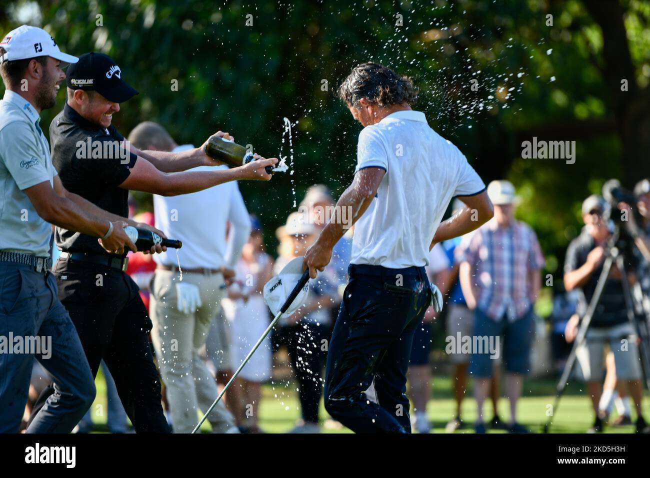 Harrison Crowe (A) of Australia celebrates after winning the 2022 NSW ...