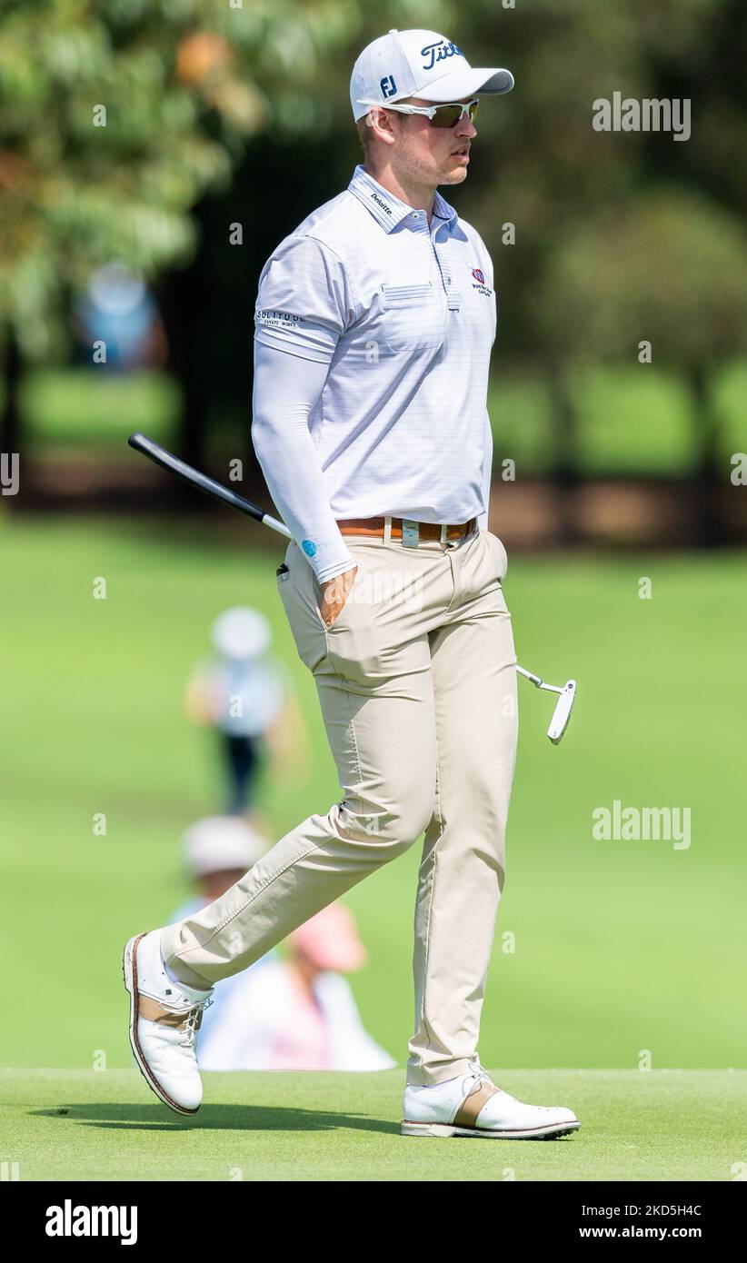 Blake Collyer of Australia looks on during the Final Round of the 2022 ...