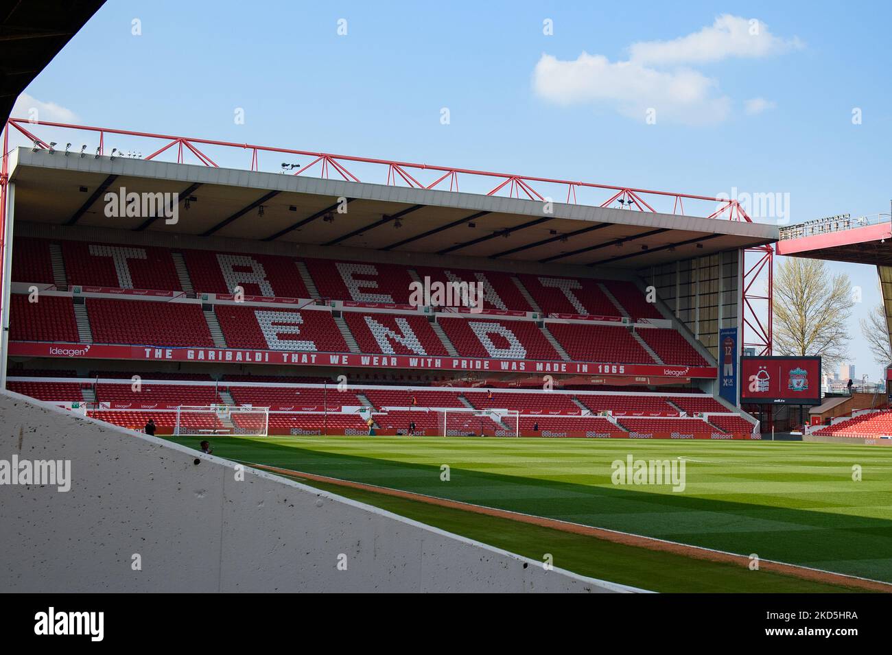 General view inside the City Ground ahead of kick-off of the during the ...