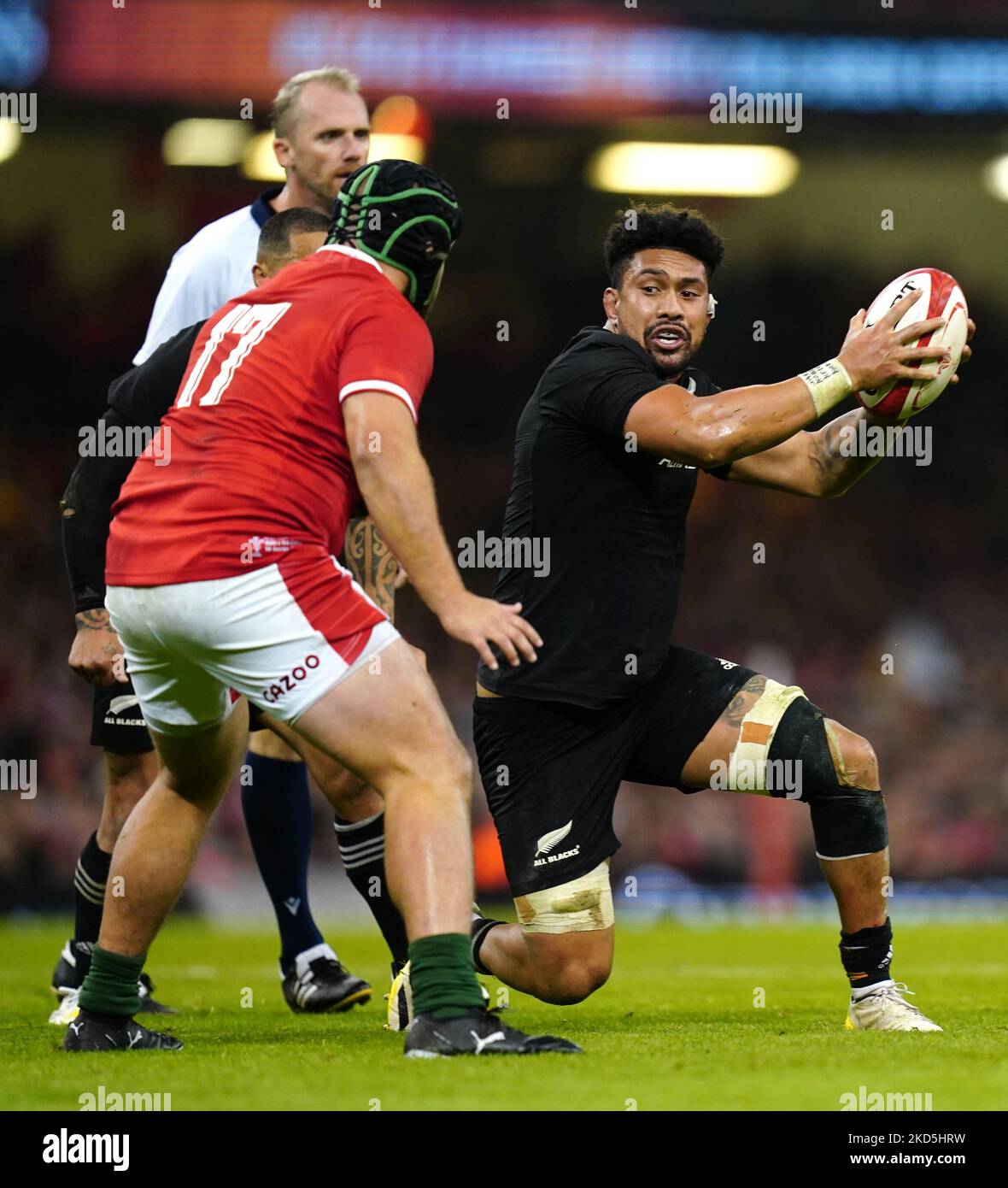 New Zealand's Ardie Savea in action during the Autumn International ...