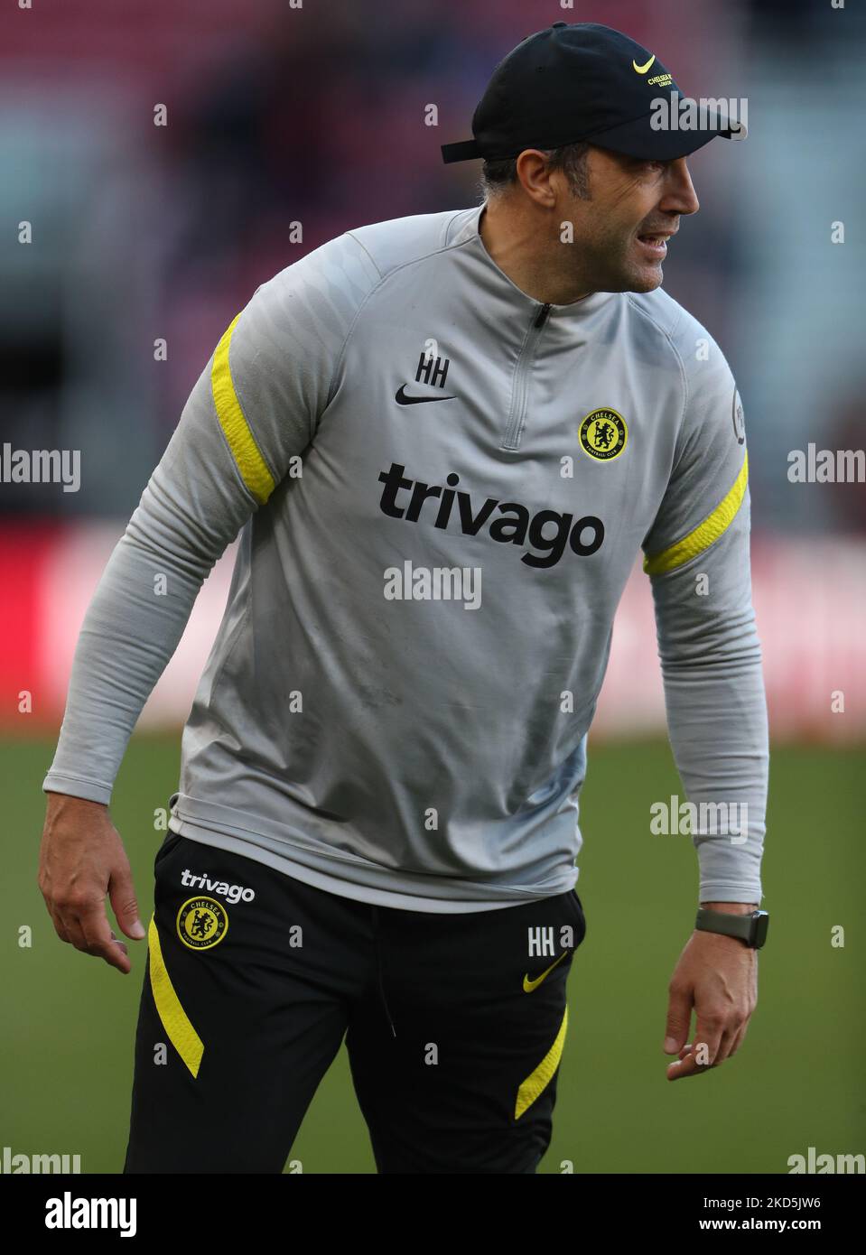 Chelsea's goal keeping coach Hilario during the FA Cup match between ...
