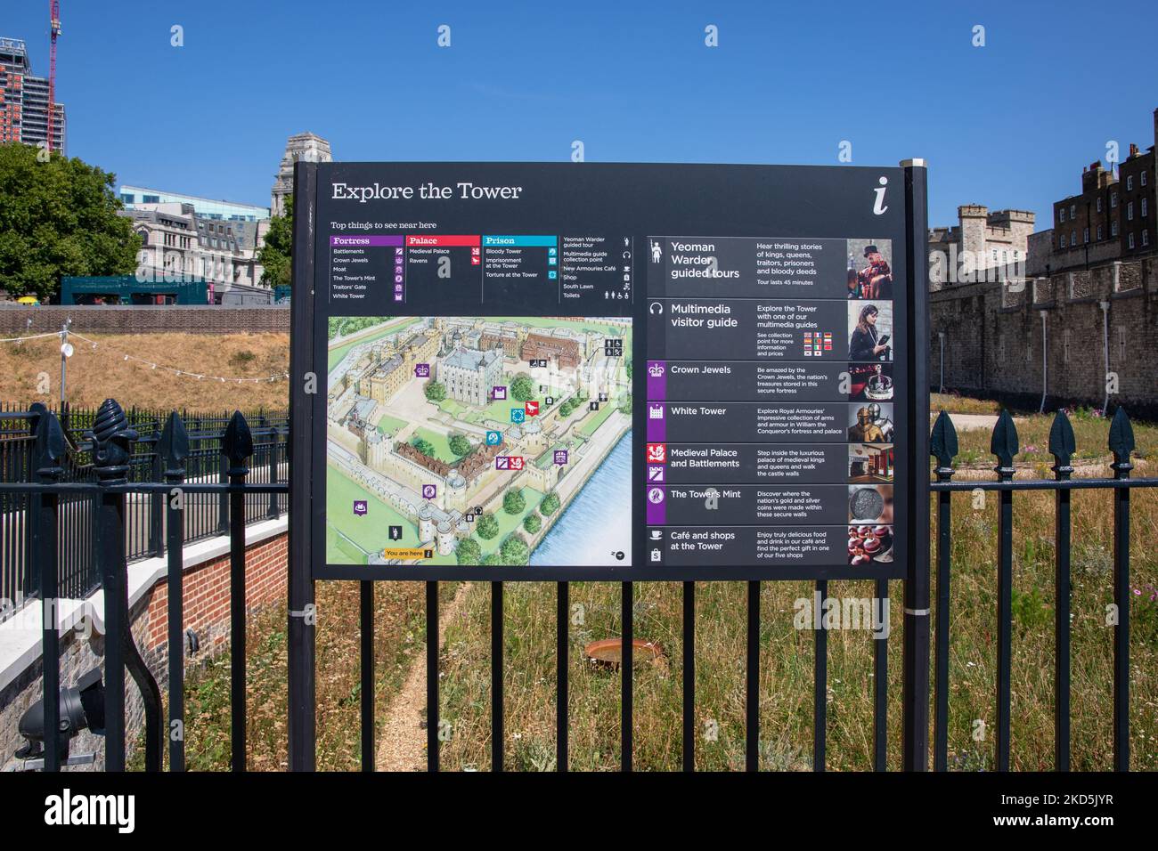 Map tower of london hi-res stock photography and images - Alamy