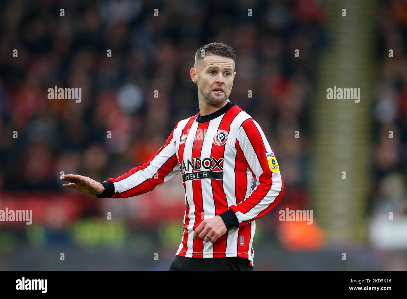 Oliver Norwood #16 of Sheffield United during the Sky Bet Championship ...