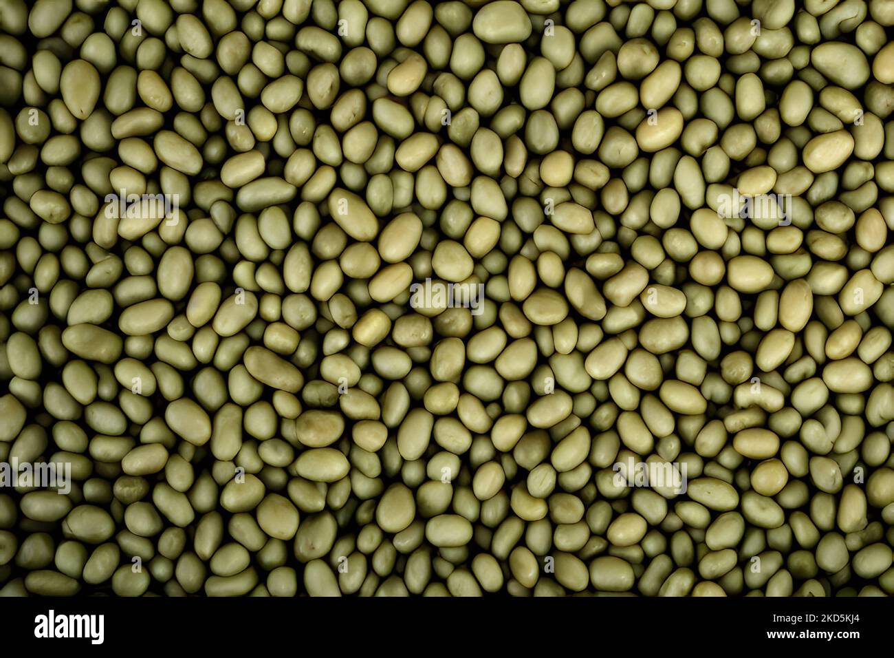 A top view of a stack of raw mung beans Stock Photo - Alamy