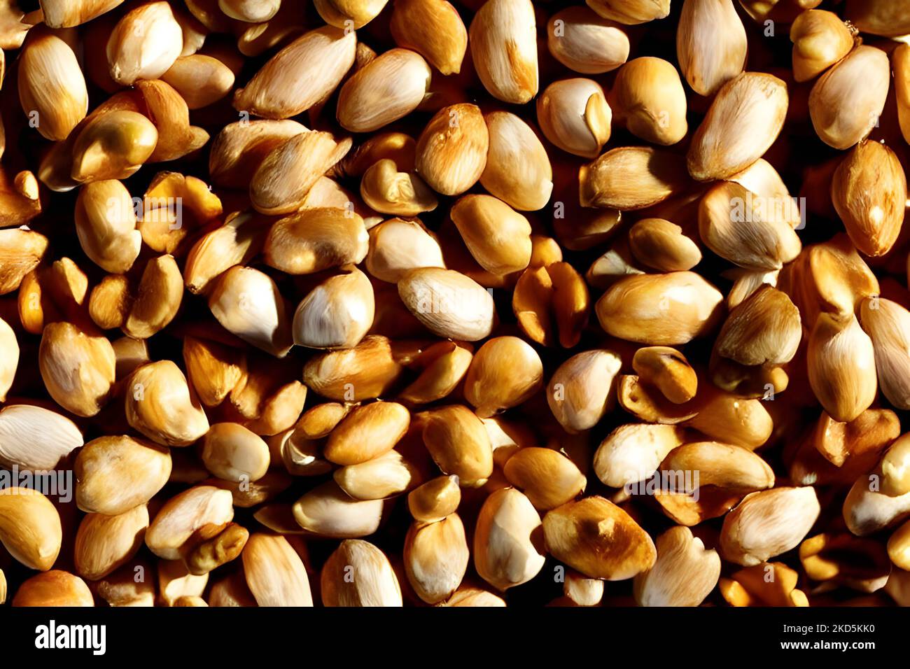 A top view of a stack of peanuts Stock Photo - Alamy