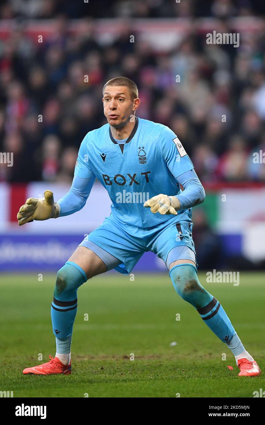 Nottingham forest goalkeeper ethan horvath hi-res stock photography and ...