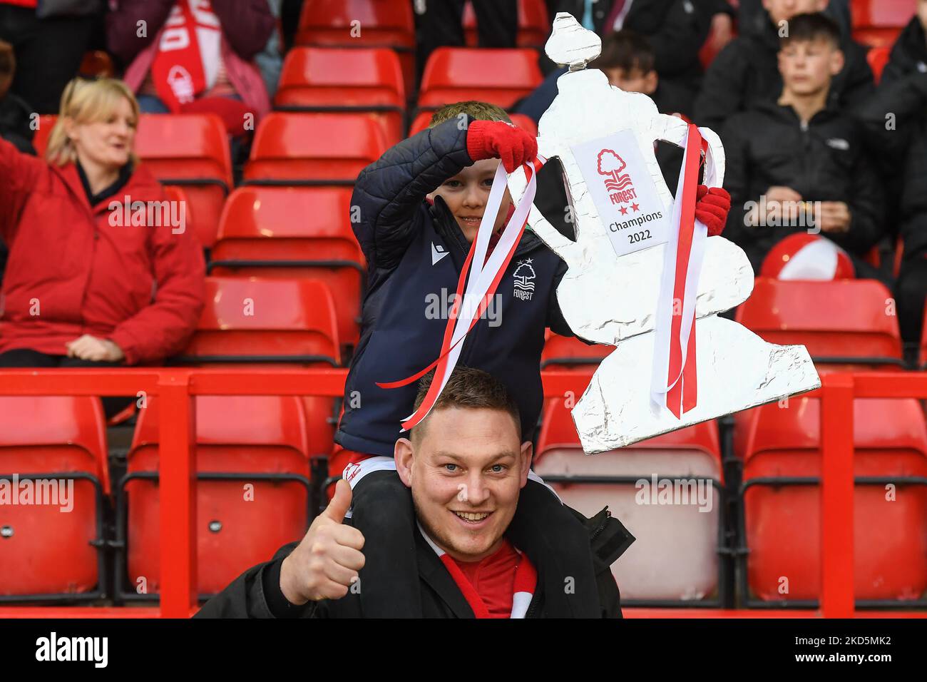 Nottingham Forest supporters during the FA Cup match between Nottingham ...