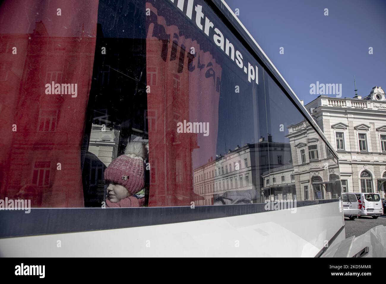 Ukraine refugee bus hi-res stock photography and images - Alamy
