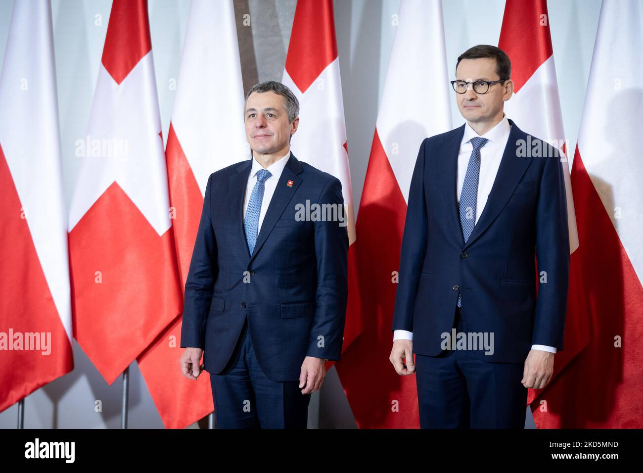 Swiss President Ignazio Cassis meets Polish Prime Minister Mateusz ...