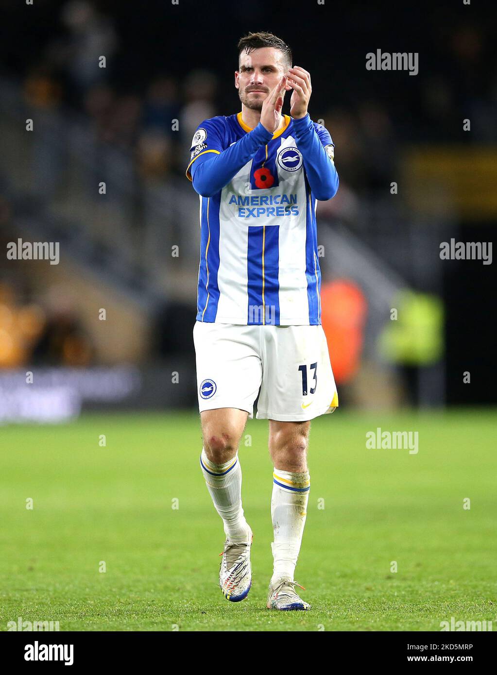 Brighton and Hove Albion's Pascal Gross celebrates victory after the ...