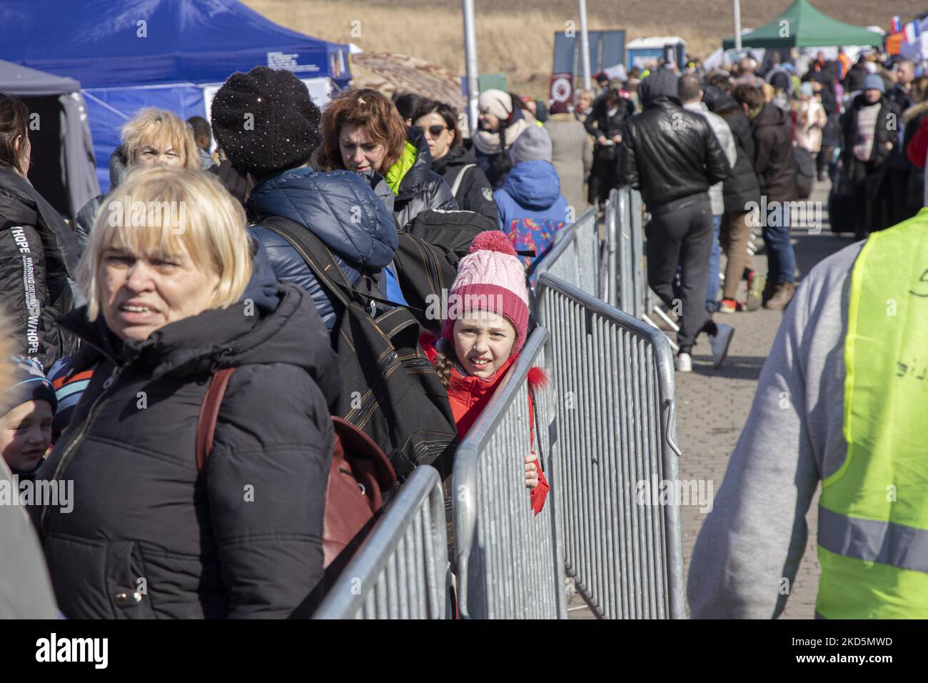 Polish ukranian border crossing hi-res stock photography and images - Alamy