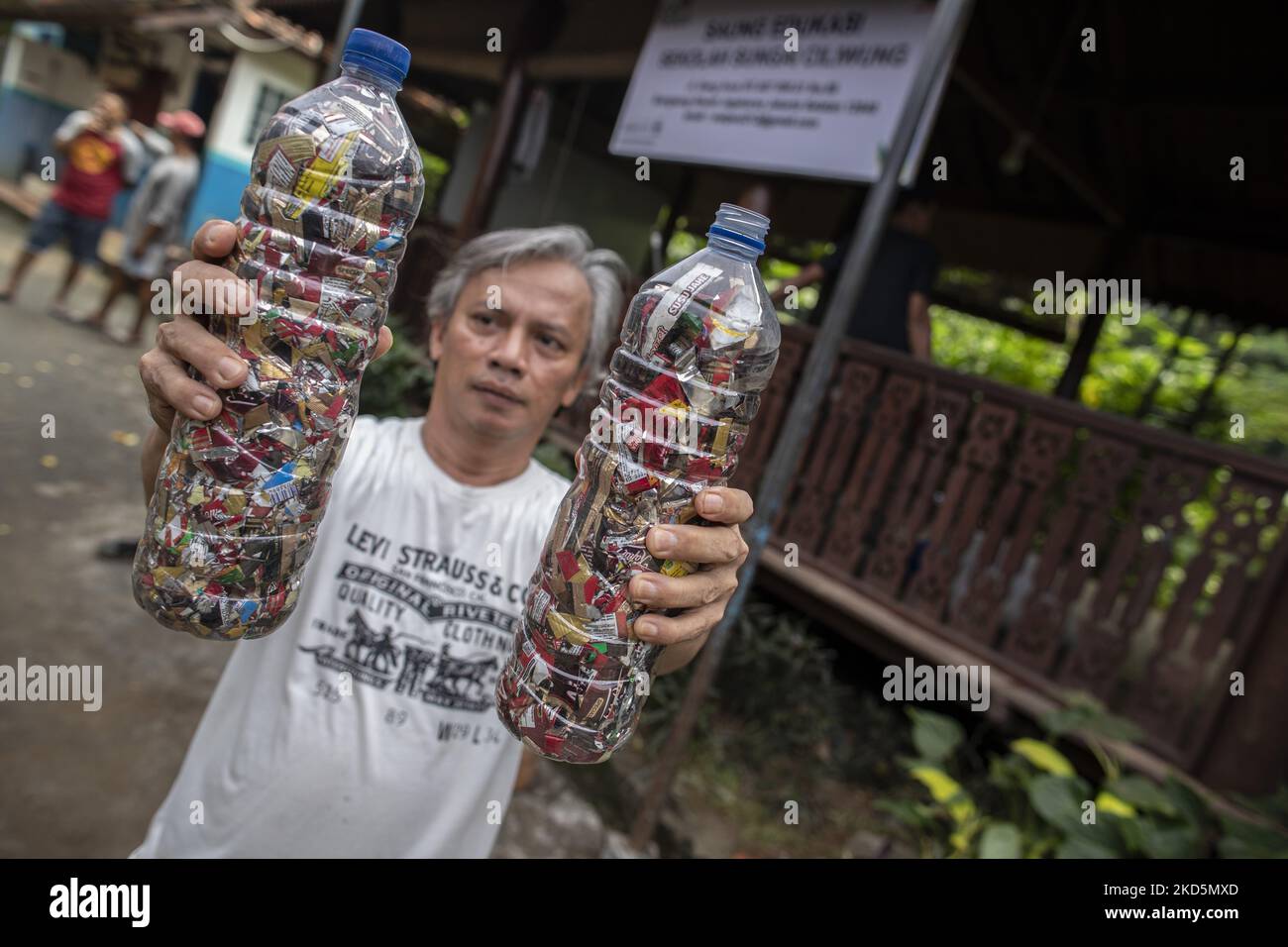 Usman Firdaus, the founder of the Ciliwung Lovers Community (Mat Peci ...