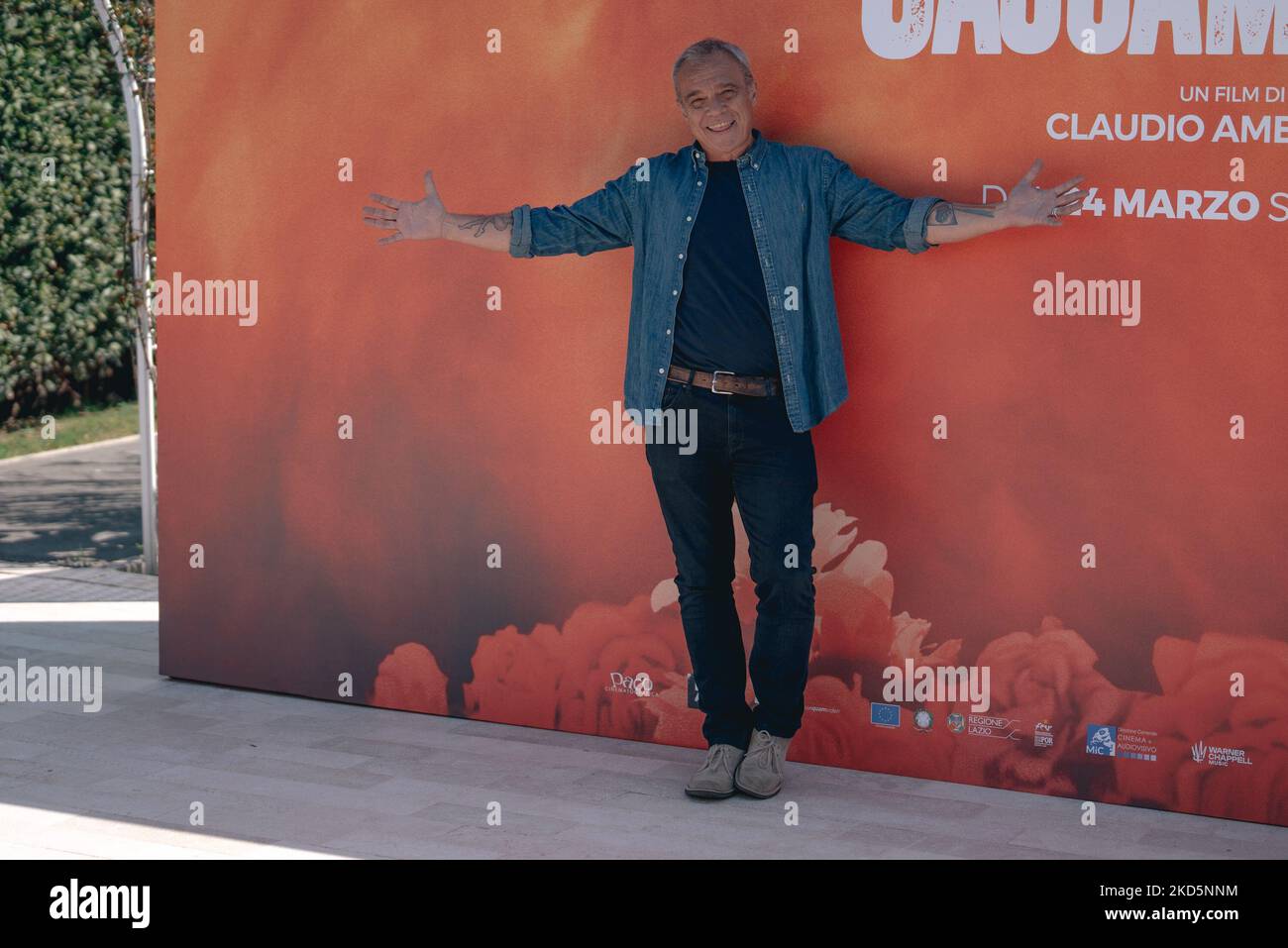Actor Claudio Amendola attends the photocall of the movie "I ...