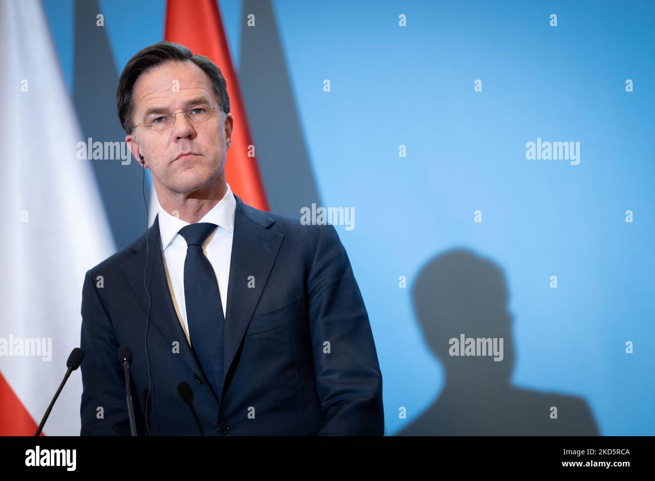 Dutch Prime Minister Mark Rutte joint press conference with Polish ...