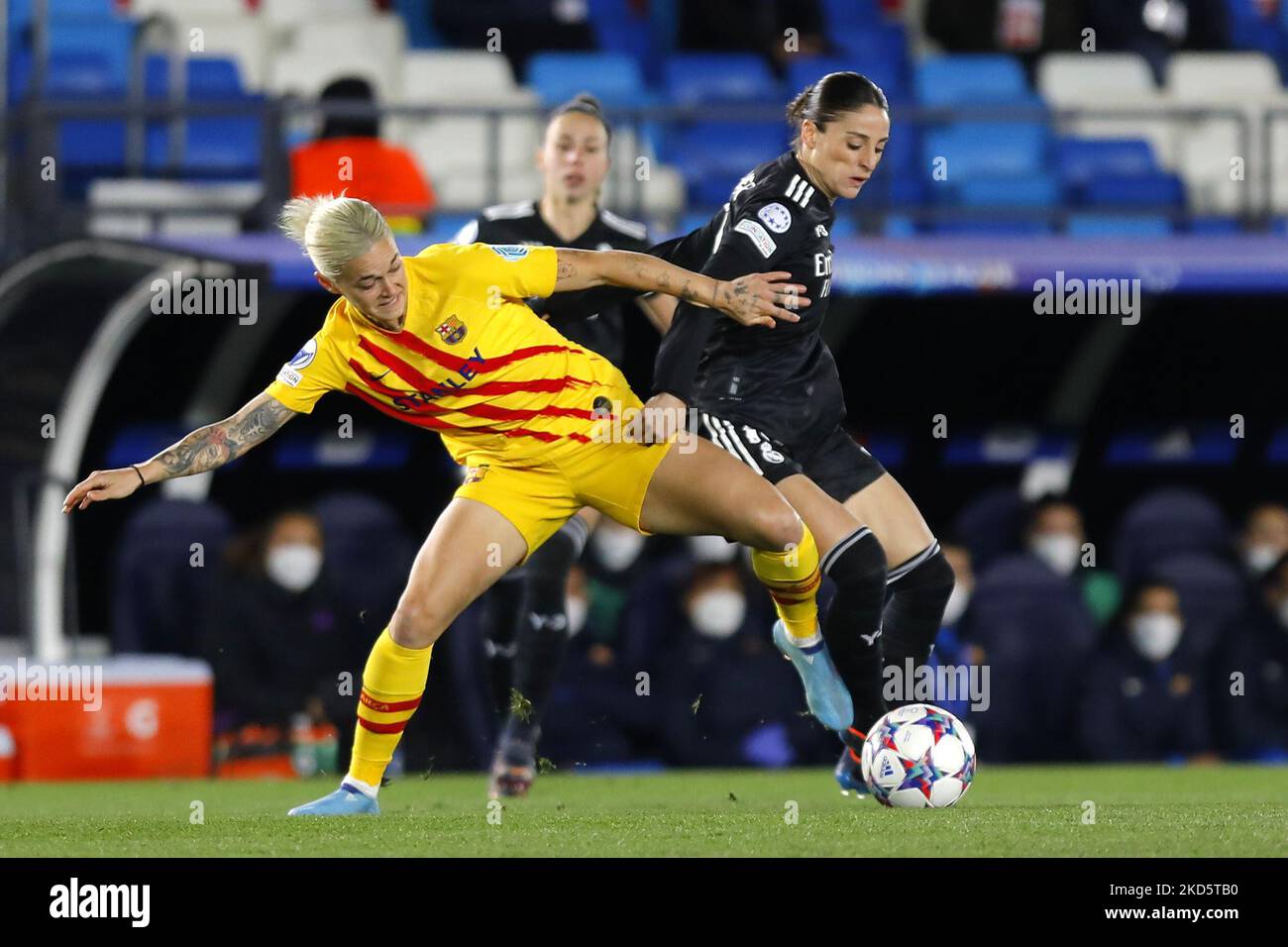 Maria Leon of FC Barcelona during the UEFA Women's Champions League ...