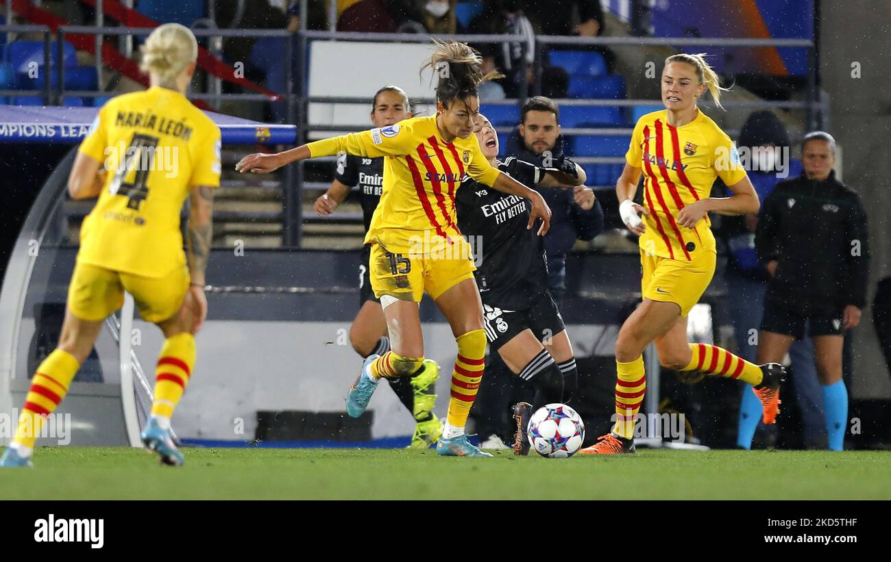 Leila Ouahabi of FC Barcelona during the UEFA Women's Champions League ...