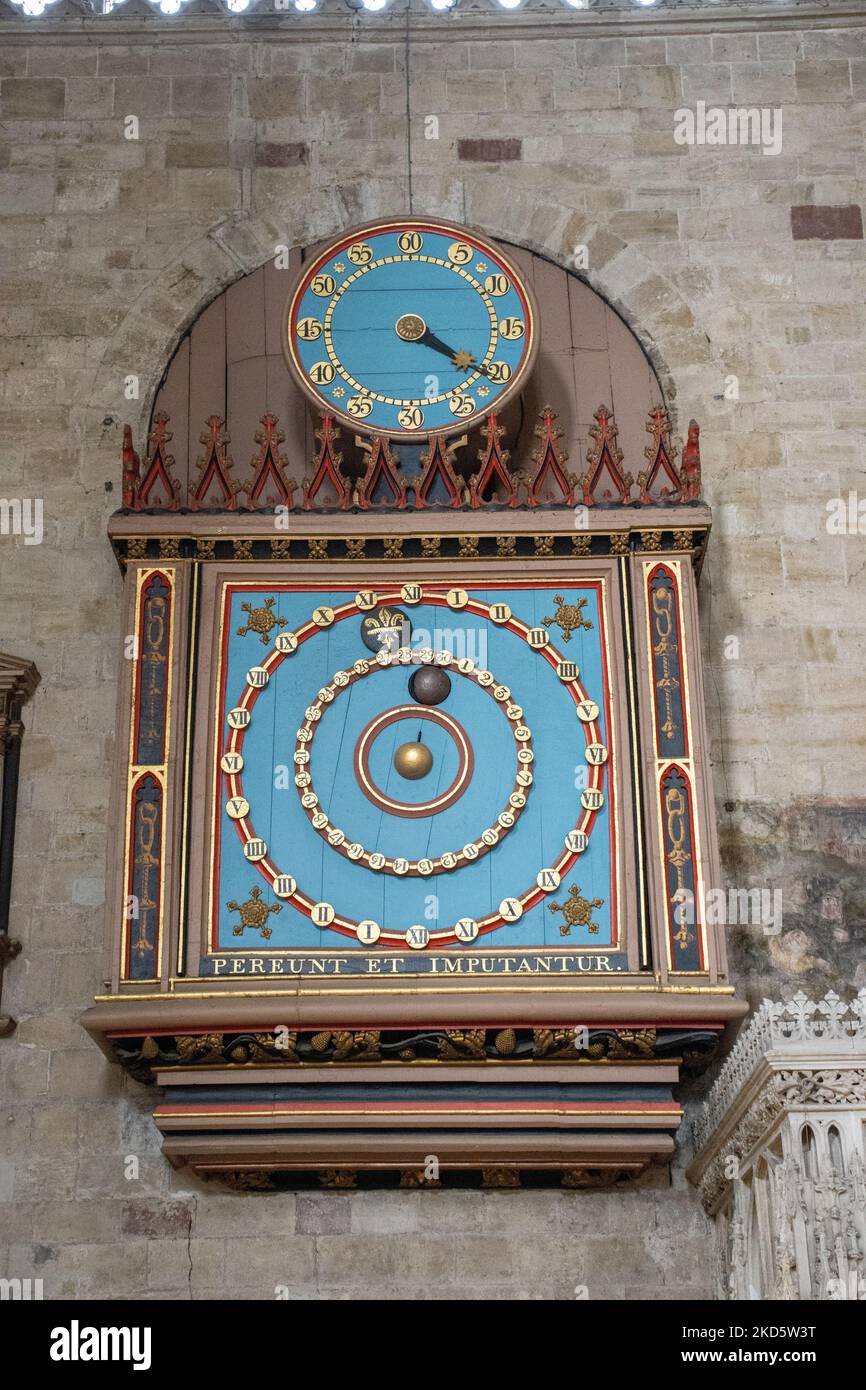 EXETER, DEVON, UK - SEPTEMBER 20, 2022 Exeter Cathedral - ancient ...