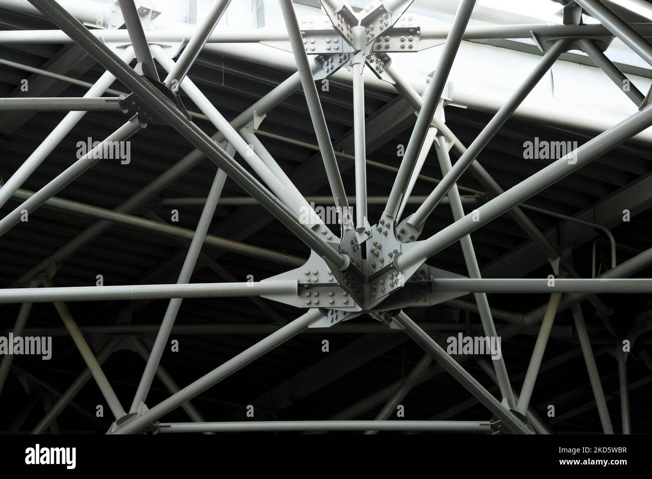 element of industrial architecture, a fragment of the lattice structure ...