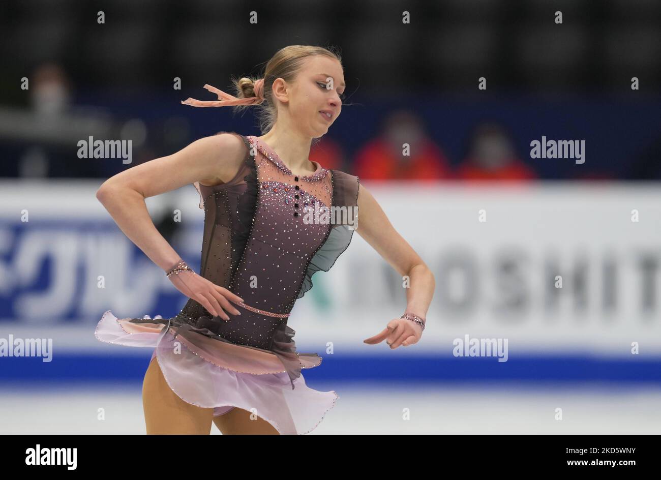 Alexandra Feigin from Bulgaria during Women's Short Programme, at Sud ...