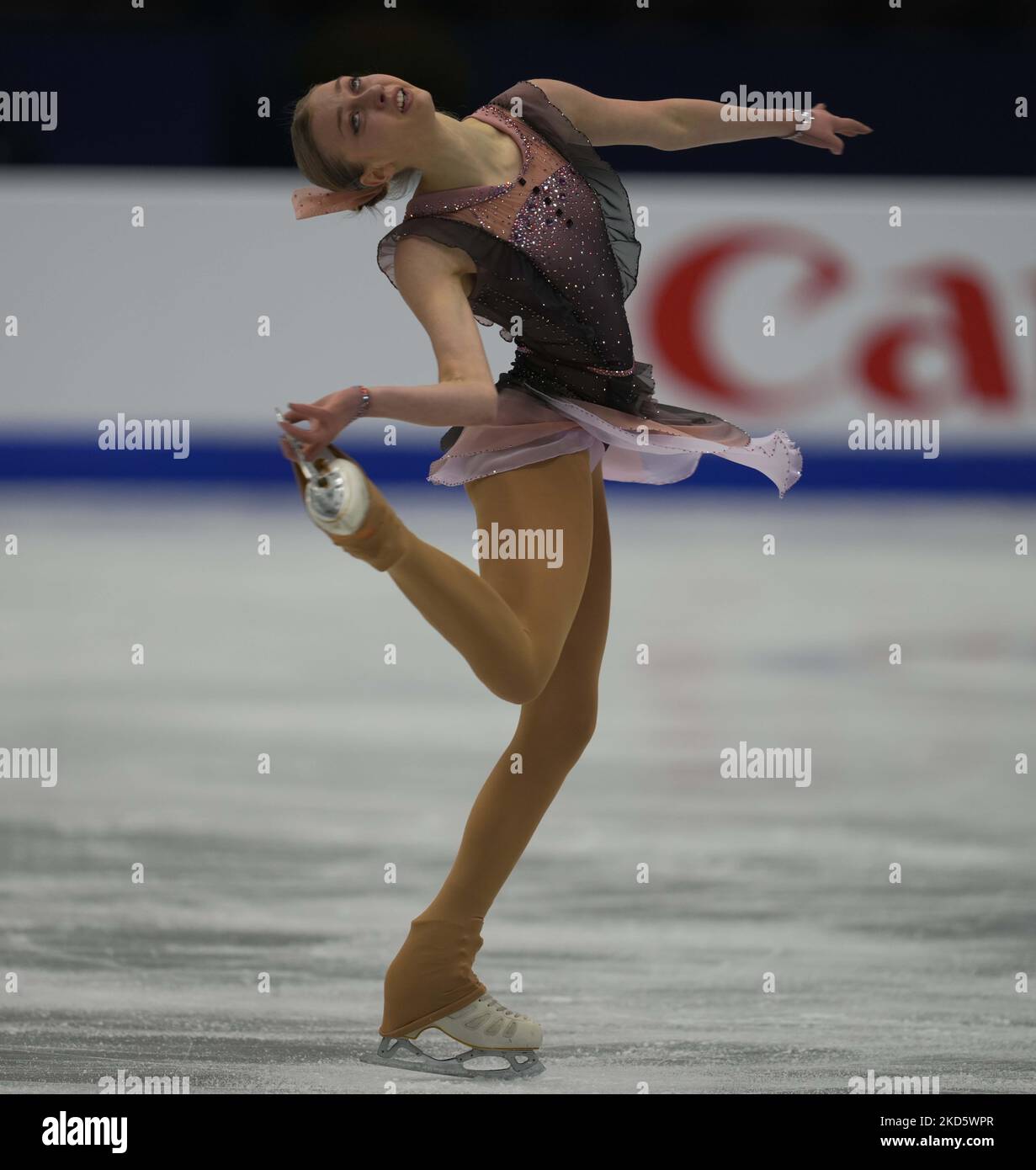 Alexandra Feigin from Bulgaria during Women's Short Programme, at Sud ...