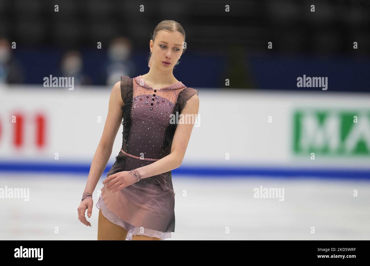 Alexandra Feigin from Bulgaria during Women's Short Programme, at Sud ...