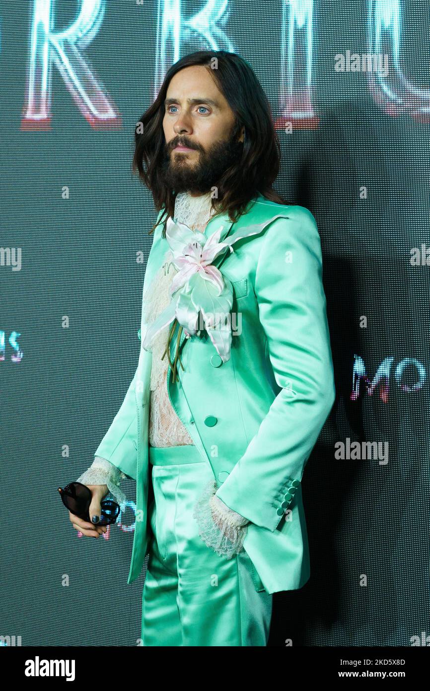 US actor Jared Leto poses during a photocall for the premiere of the ...