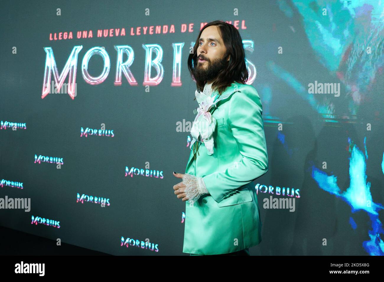 US actor Jared Leto poses during a photocall for the premiere of the ...