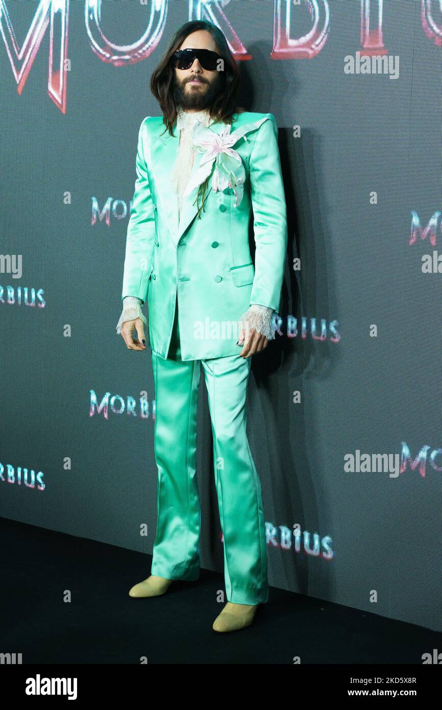 US actor Jared Leto poses during a photocall for the premiere of the ...