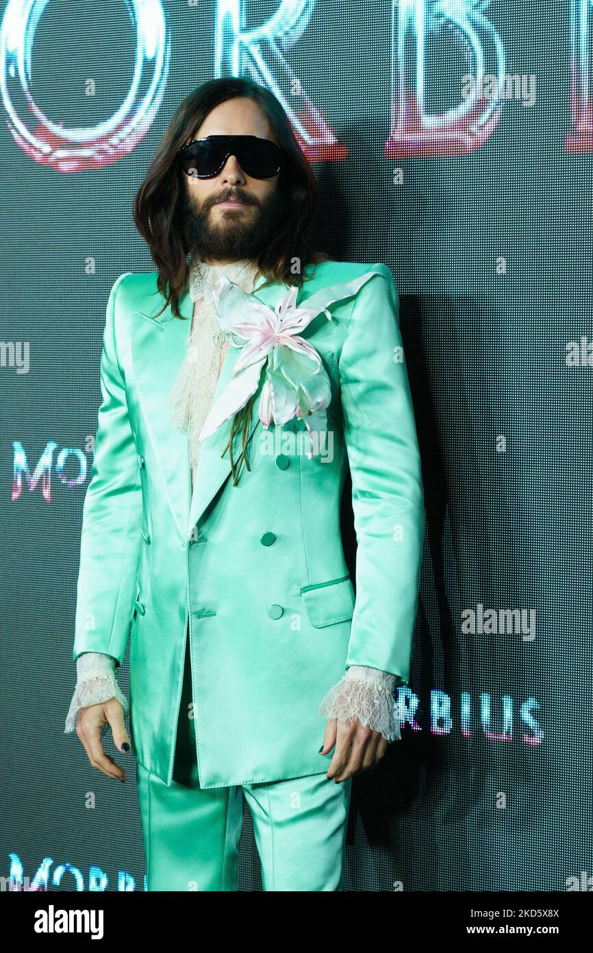US actor Jared Leto poses during a photocall for the premiere of the ...