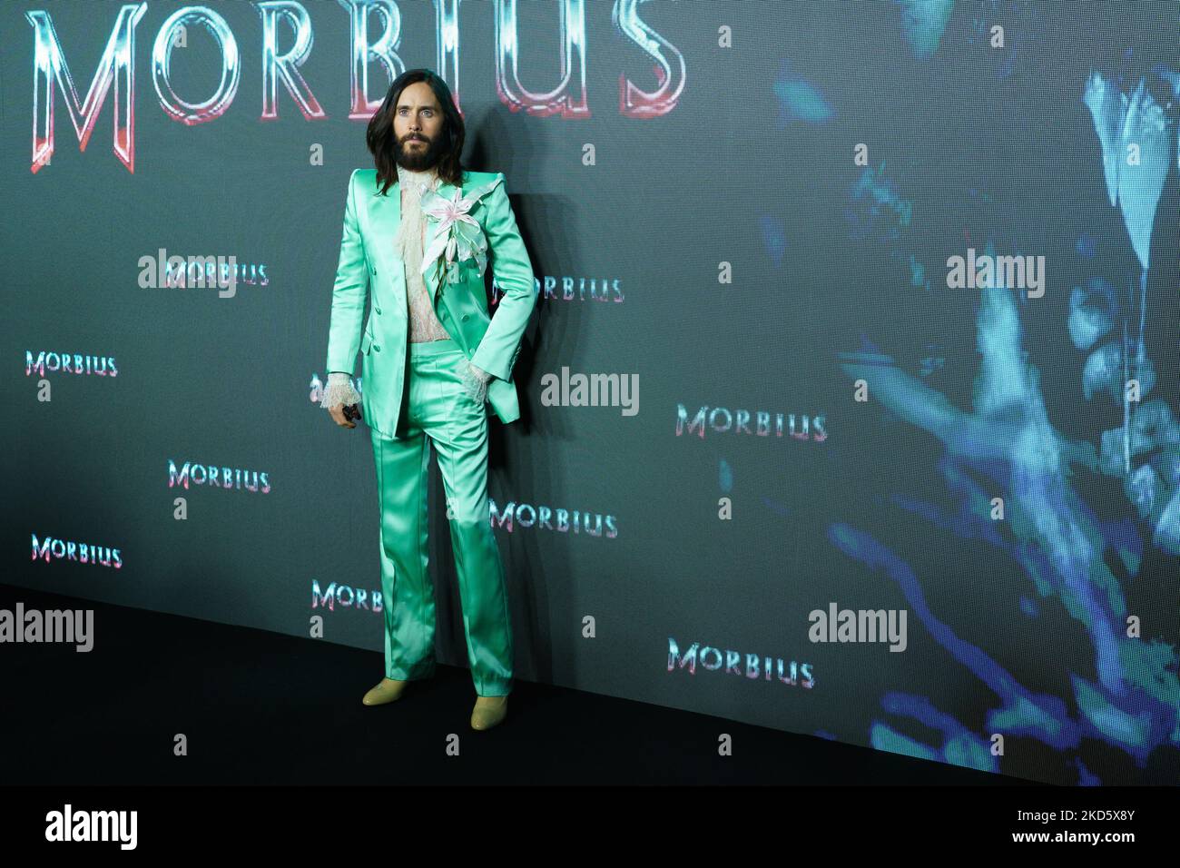 US actor Jared Leto poses during a photocall for the premiere of the ...