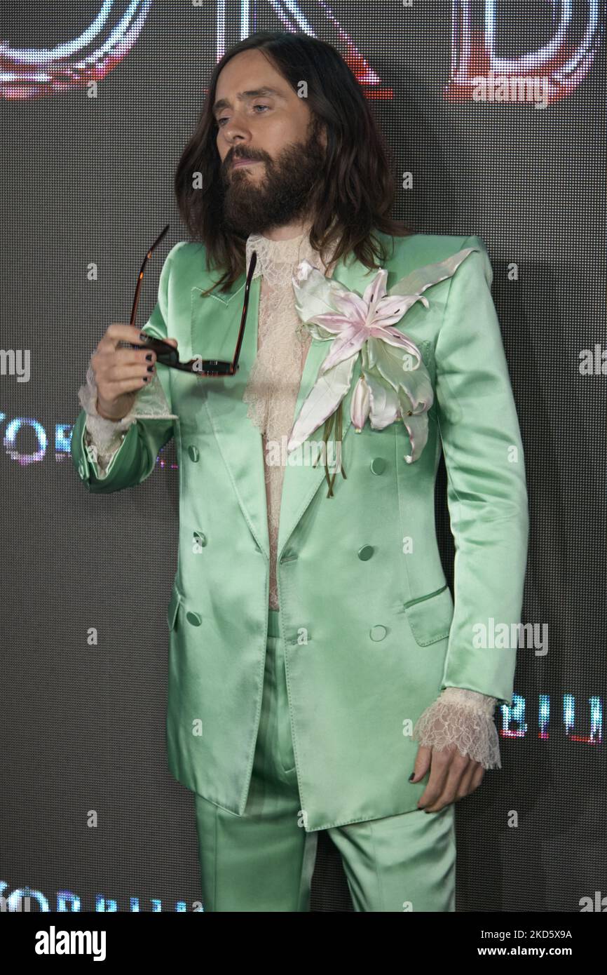 Jared Leto attends the Morbius movie premiere at 'Callao Cinelights ...