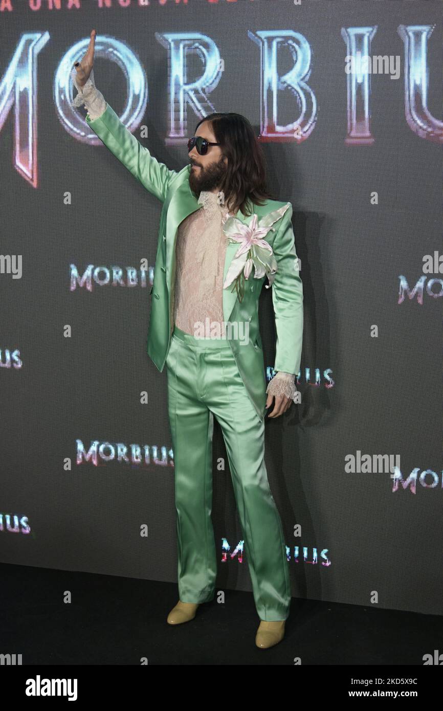 Jared Leto attends the Morbius movie premiere at 'Callao Cinelights ...