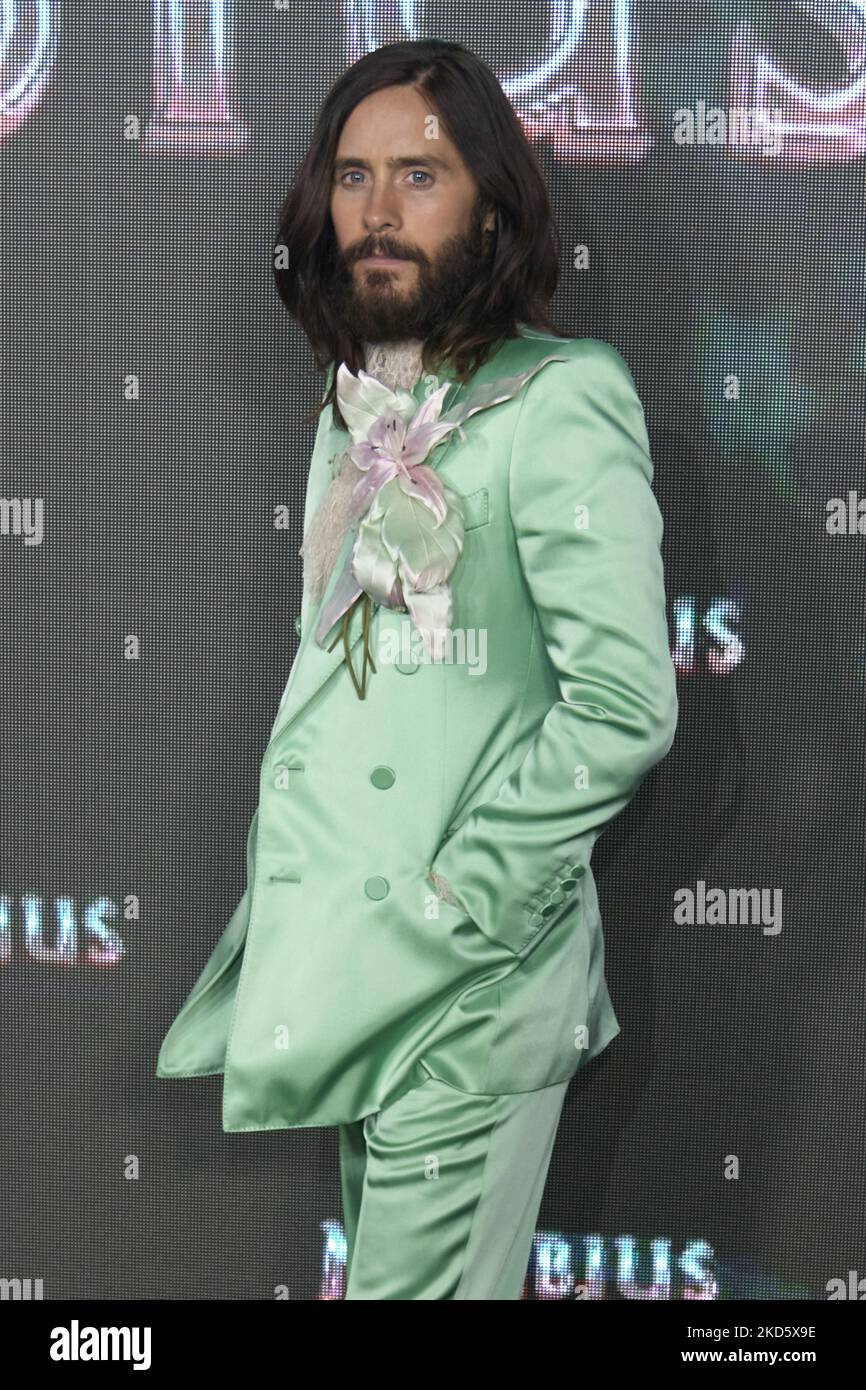 Jared Leto attends the Morbius movie premiere at 'Callao Cinelights ...