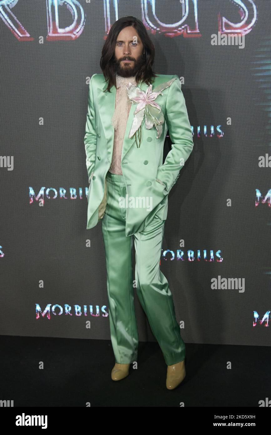 Jared Leto attends the Morbius movie premiere at 'Callao Cinelights ...