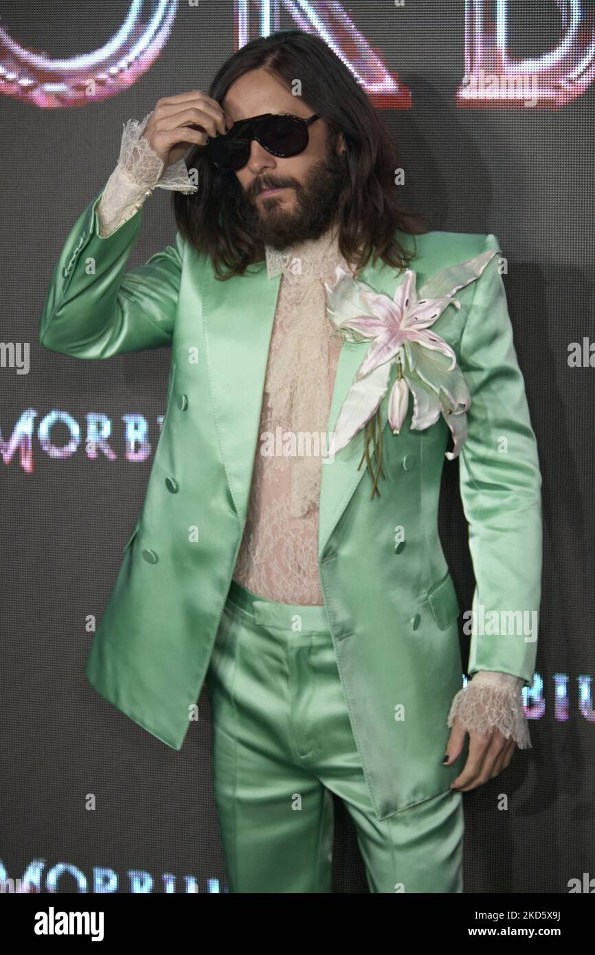 Jared Leto attends the Morbius movie premiere at 'Callao Cinelights ...