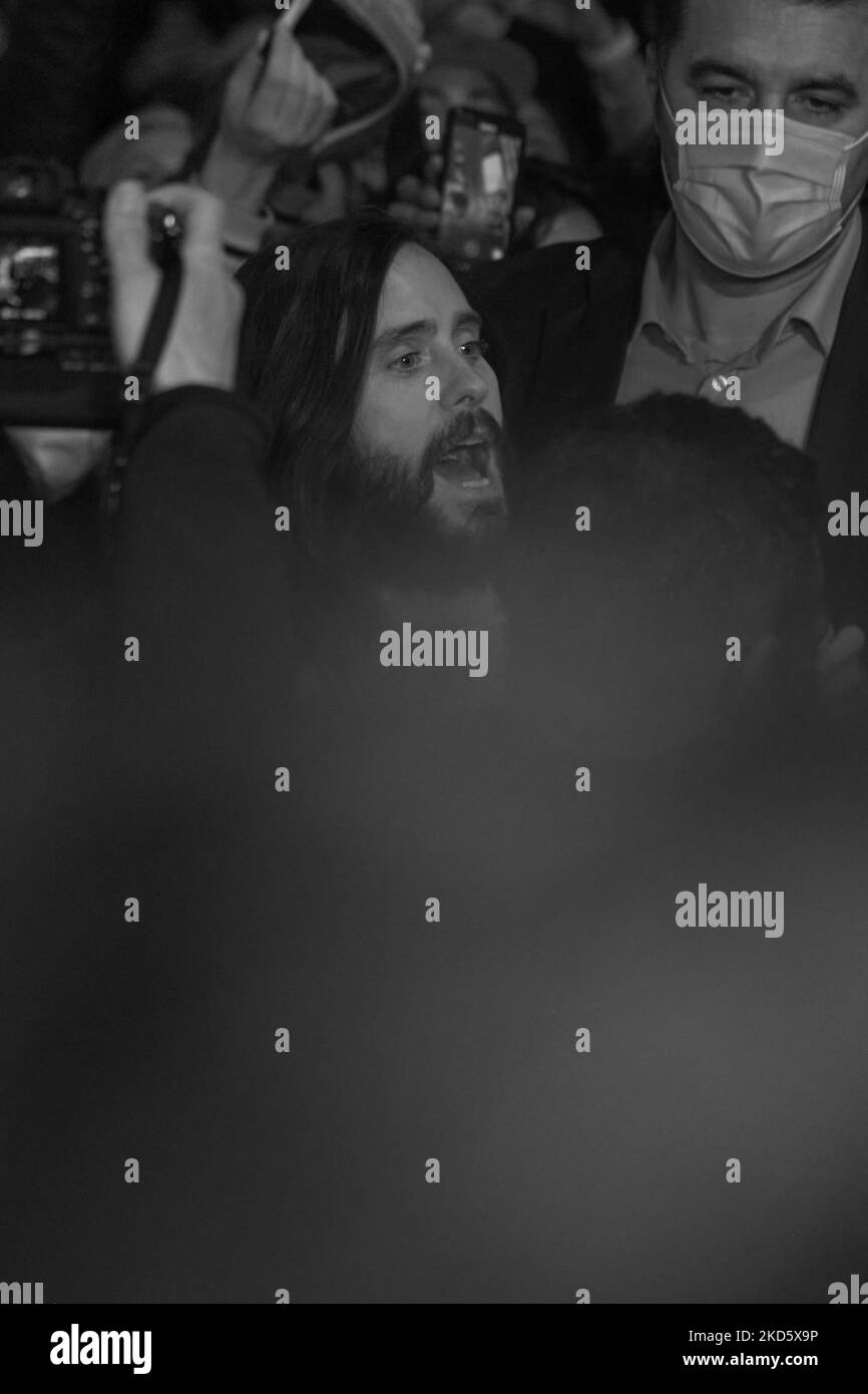 Jared Leto attends the Morbius movie premiere at 'Callao Cinelights ...