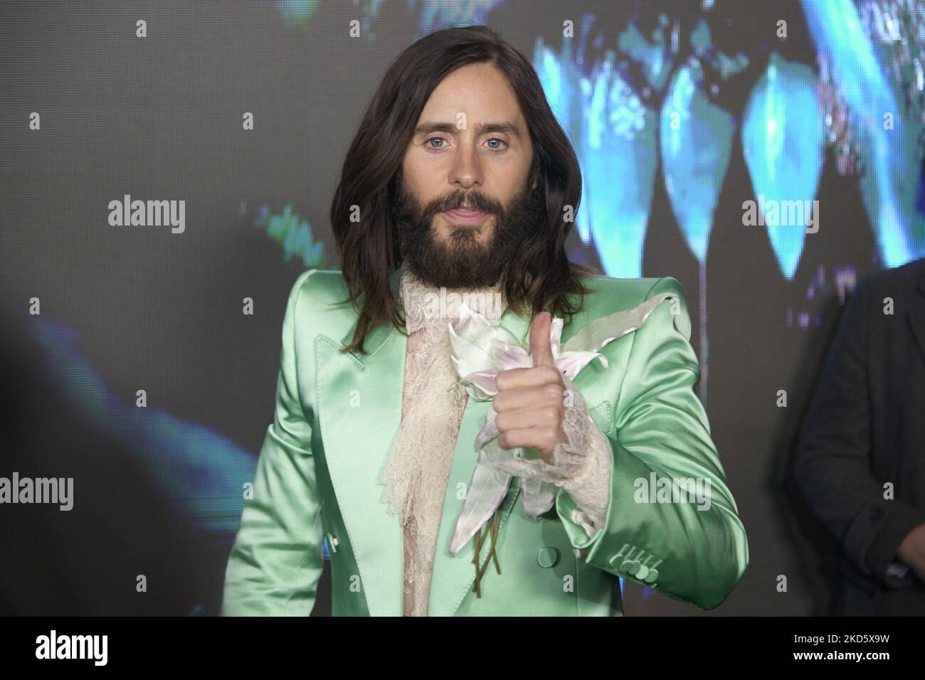 Jared Leto attends the Morbius movie premiere at 'Callao Cinelights ...