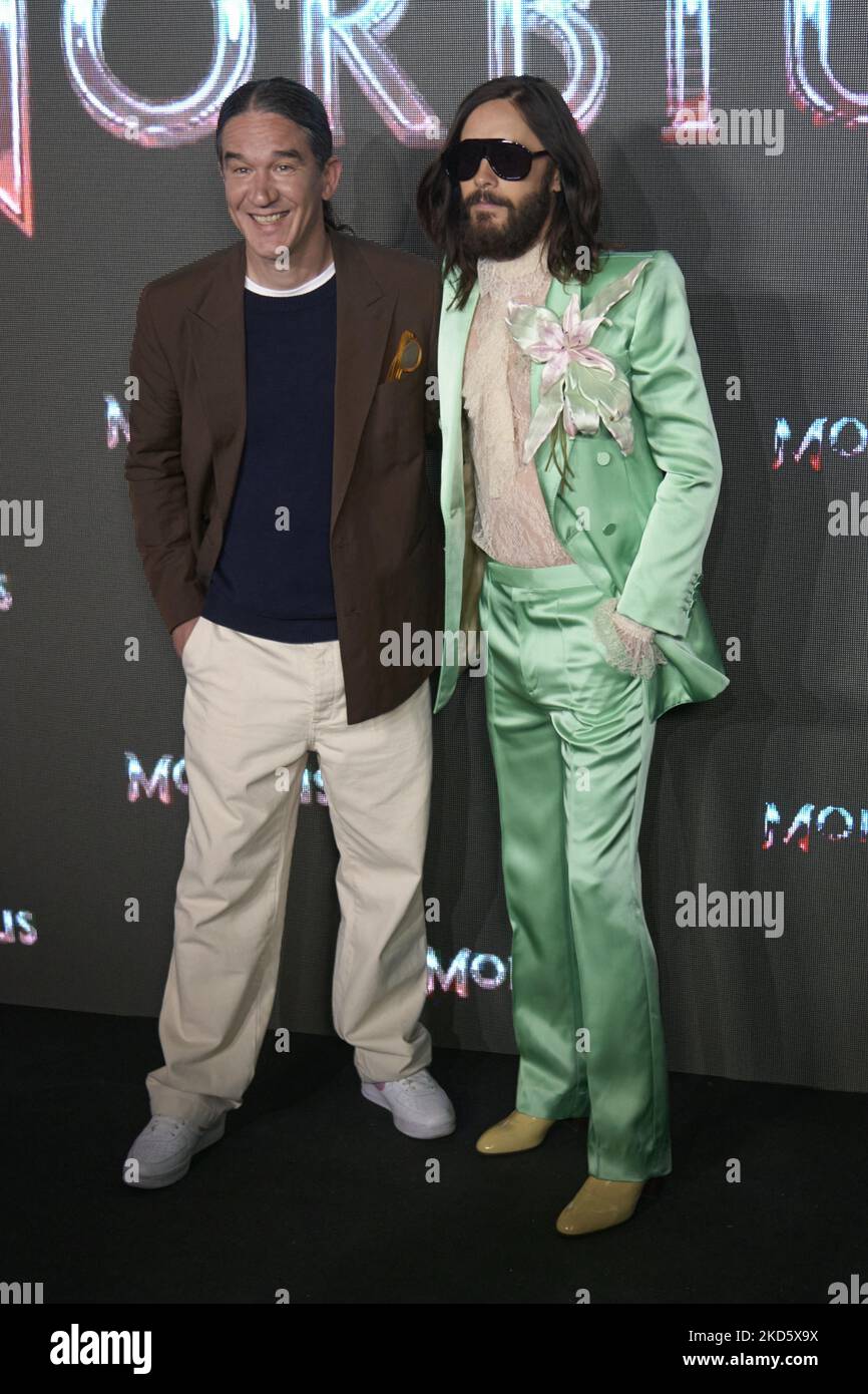 Daniel Espinosa, Jared Leto attends the Morbius movie premiere at ...