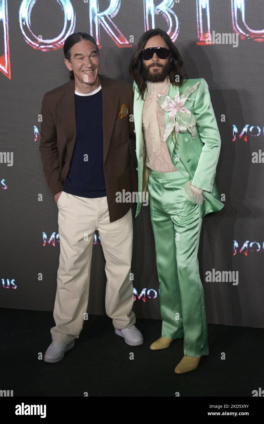 Daniel Espinosa, Jared Leto attends the Morbius movie premiere at ...