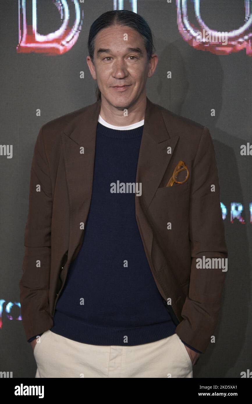 Daniel Espinosa attends the Morbius movie premiere at 'Callao Cinelights' Cinema in Madrid ...
