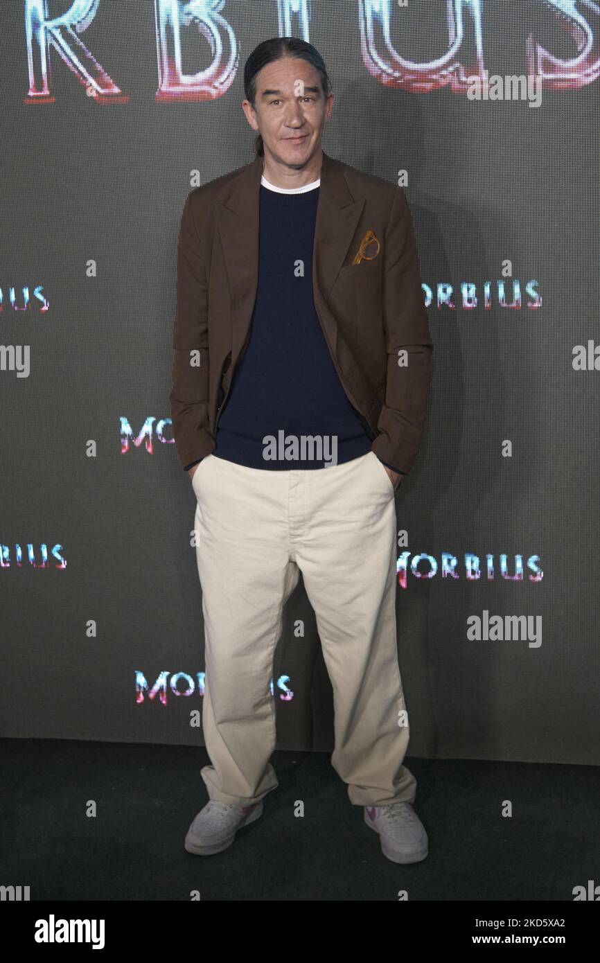 Daniel Espinosa attends the Morbius movie premiere at 'Callao ...