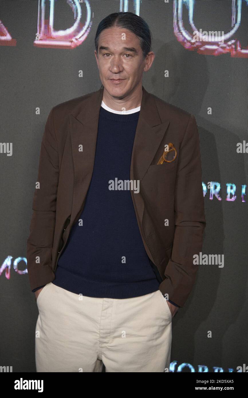 Daniel Espinosa attends the Morbius movie premiere at 'Callao ...