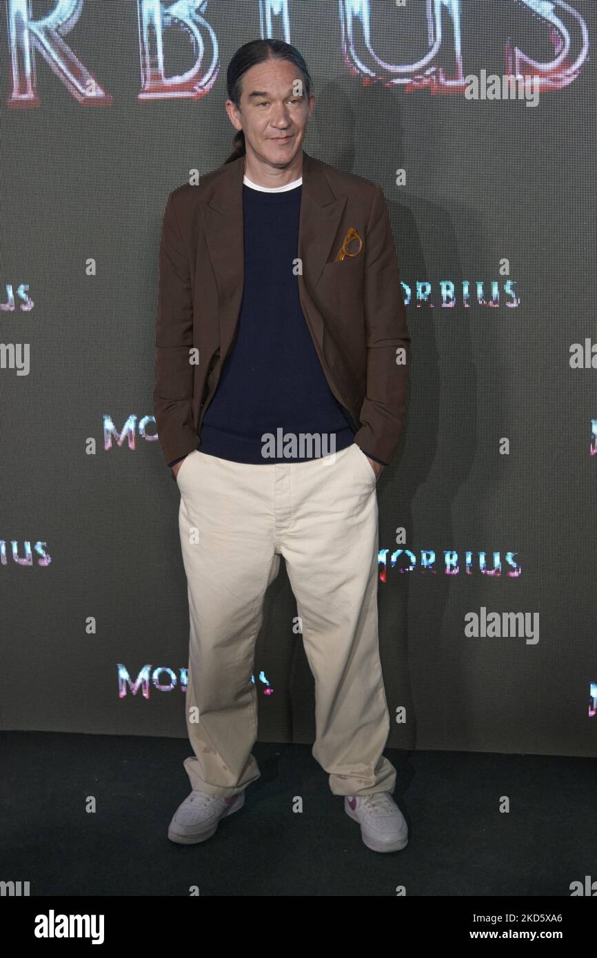 Daniel Espinosa attends the Morbius movie premiere at 'Callao ...