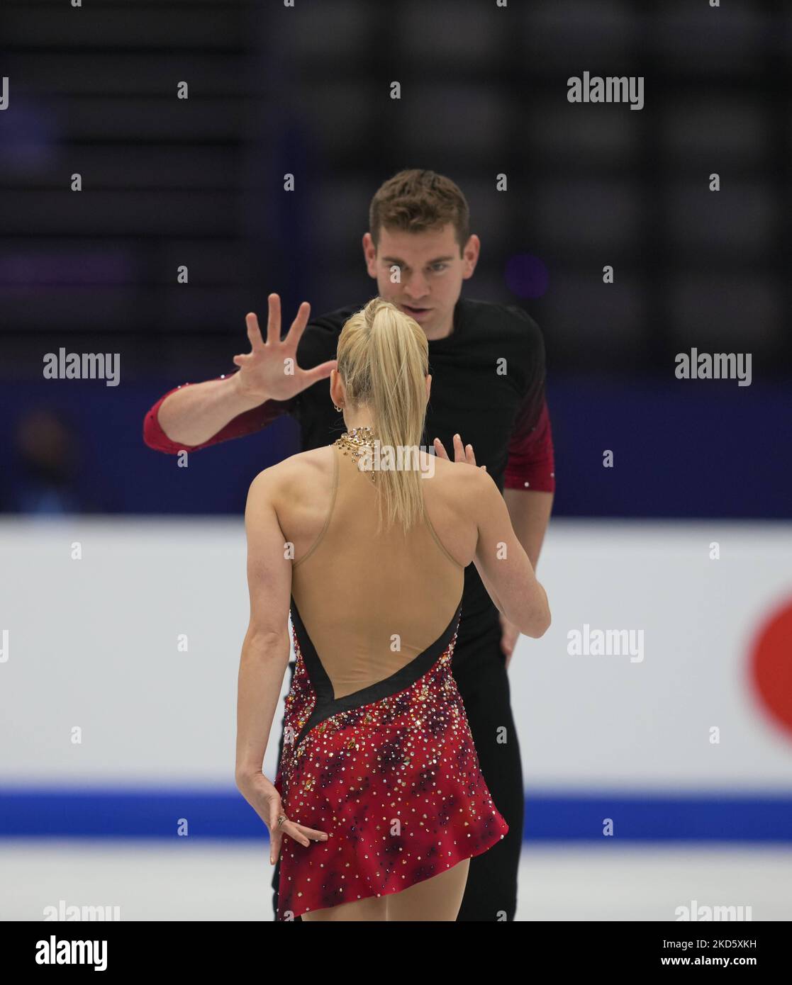 Alexa Knierim and Brandon Frazier from United States of America during ...
